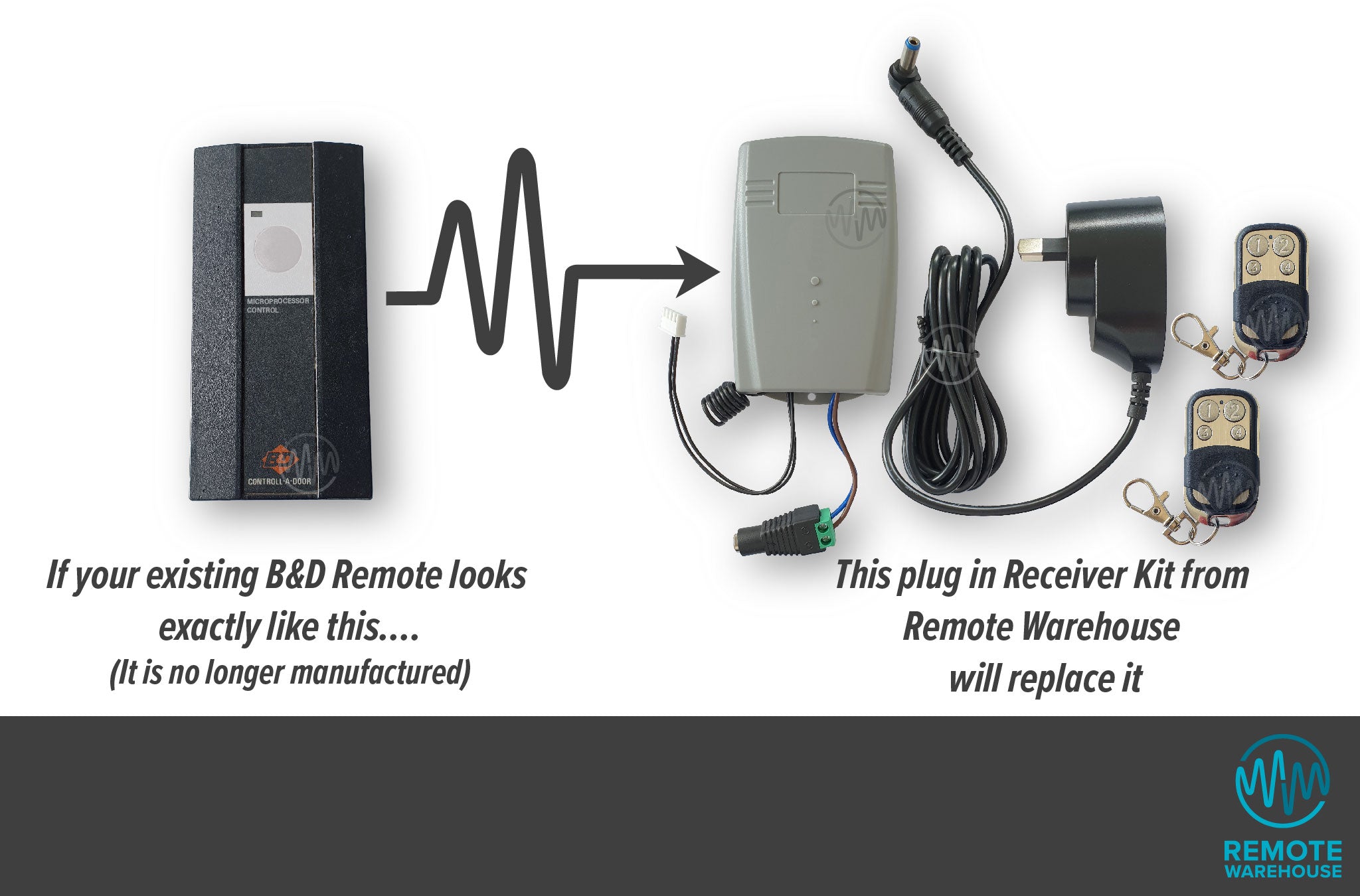 Buy B&D MPC1 Garage Door Remotes | The Remote Warehouse