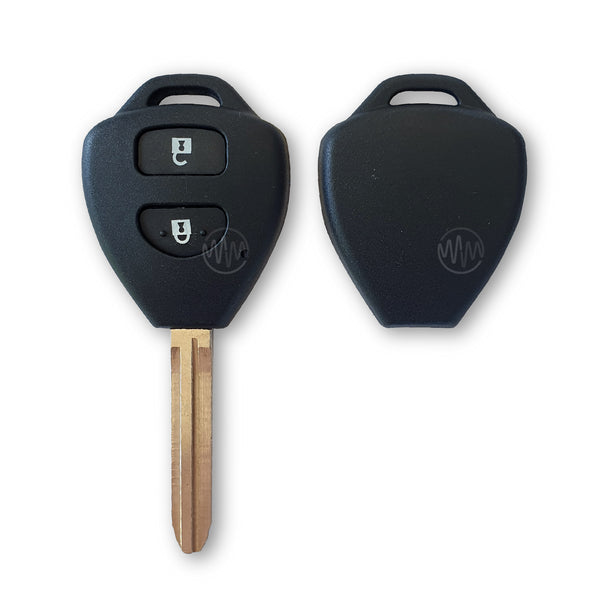 Toyota 2 Button TOY43 Blade Integrated Key Shell (Aftermarket) – Remote ...
