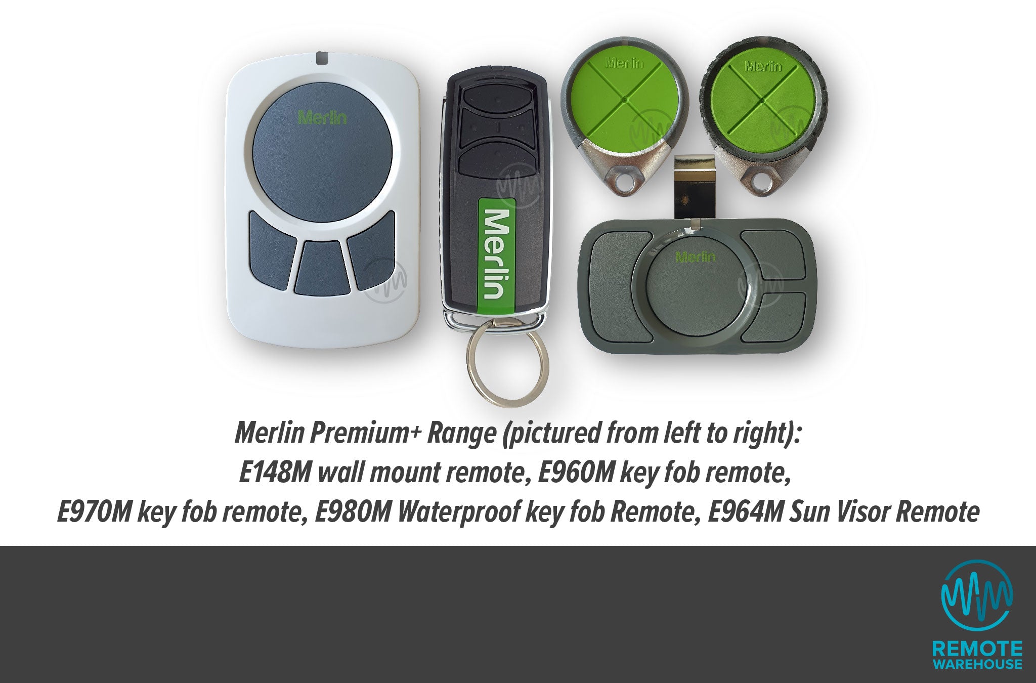 Merlin Premium+ E980M Garage Remote – Remote Warehouse